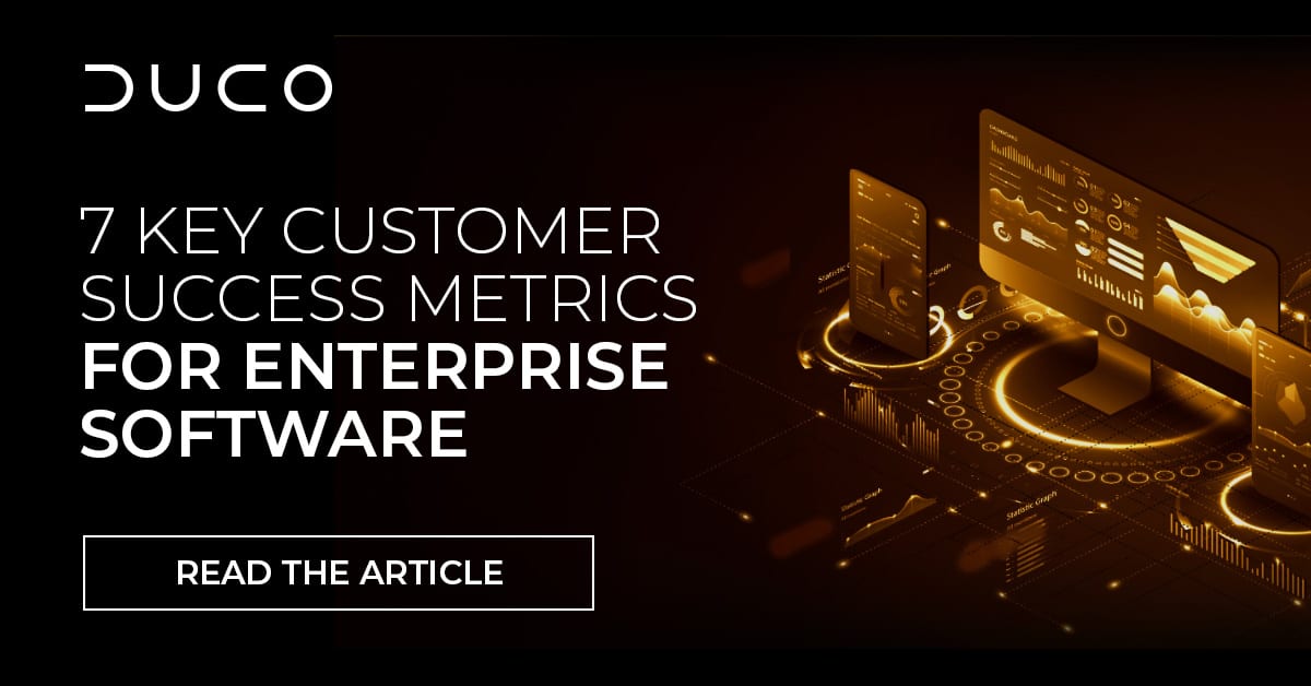 7 key customer success metrics for SaaS enterprise software | Duco
