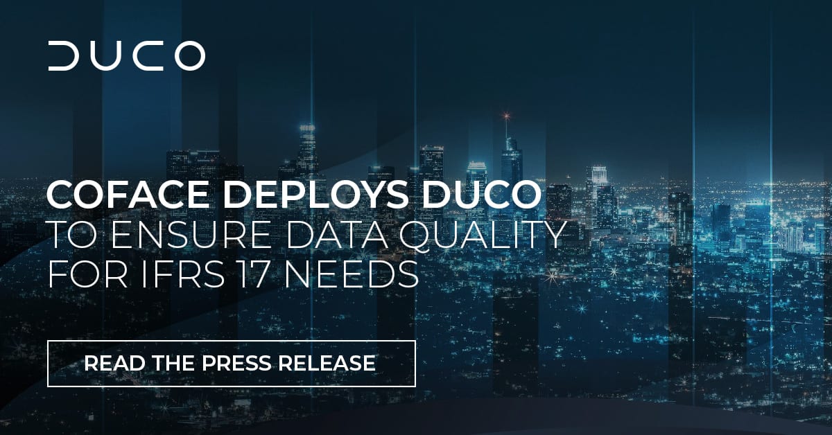 Coface deploys Duco to ensure data quality for IFRS 17 needs | Duco