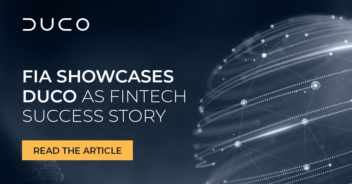 FIA showcases Duco as fintech success story | Duco